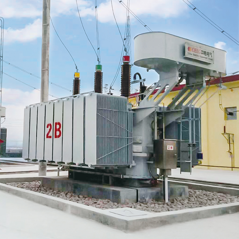 Transformador ferroviario inmerecido en aceite de la tracción de CEEG 110kV - CEEG Electric ...